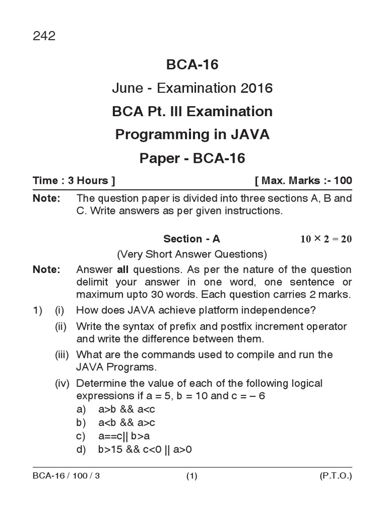 Java Prog Qp Pdf Java Programming Language Systems Engineering 6737
