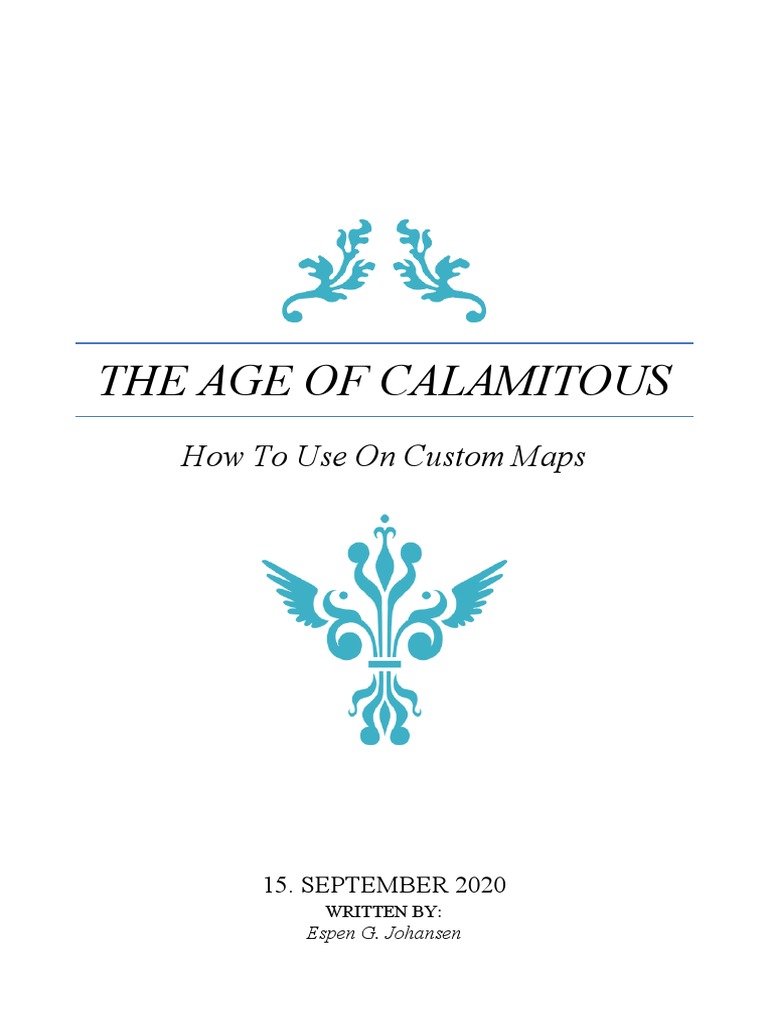 How To Use The Age of Calamitous Mod On Custom Maps | PDF | Gaming ...