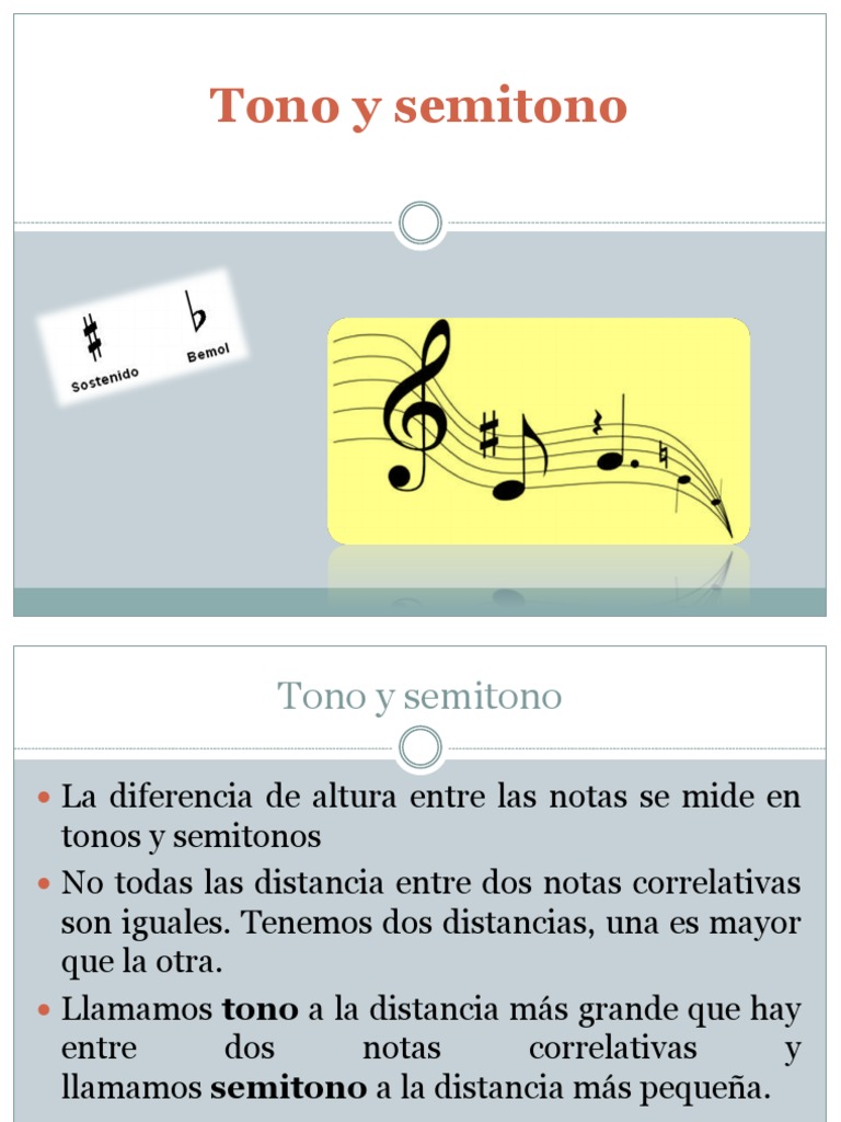 Tono y Semitono | PDF