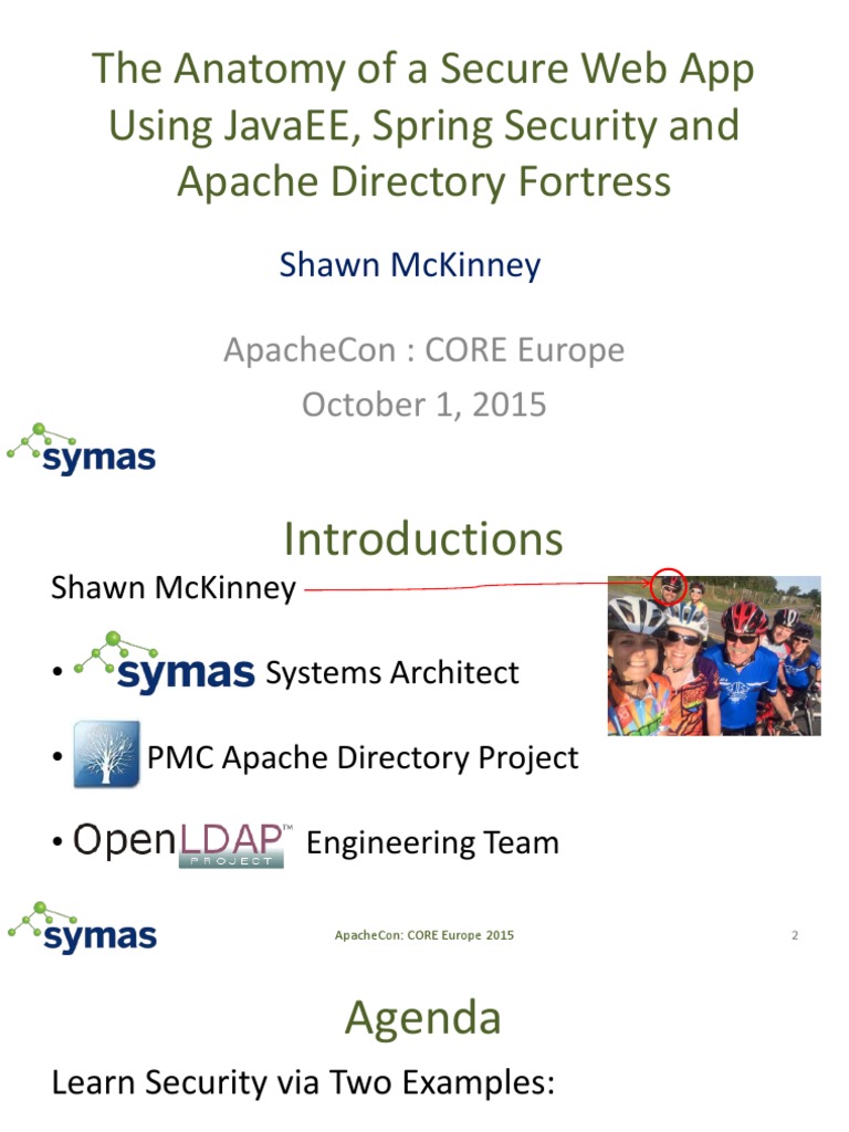 The Anatomy Of A Secure Web App Using Javaee Spring Security And Apache Directory Fortress