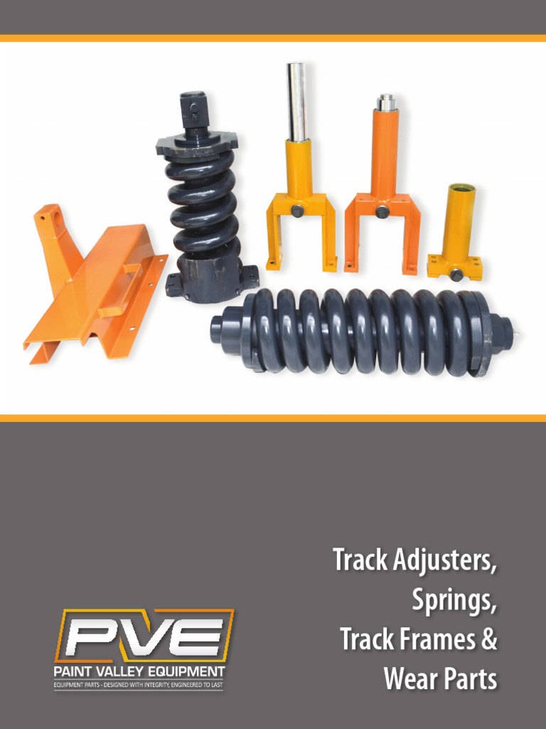 Track Adjusters, Springs, Track Frames & Wear Parts | PDF | Screw ...