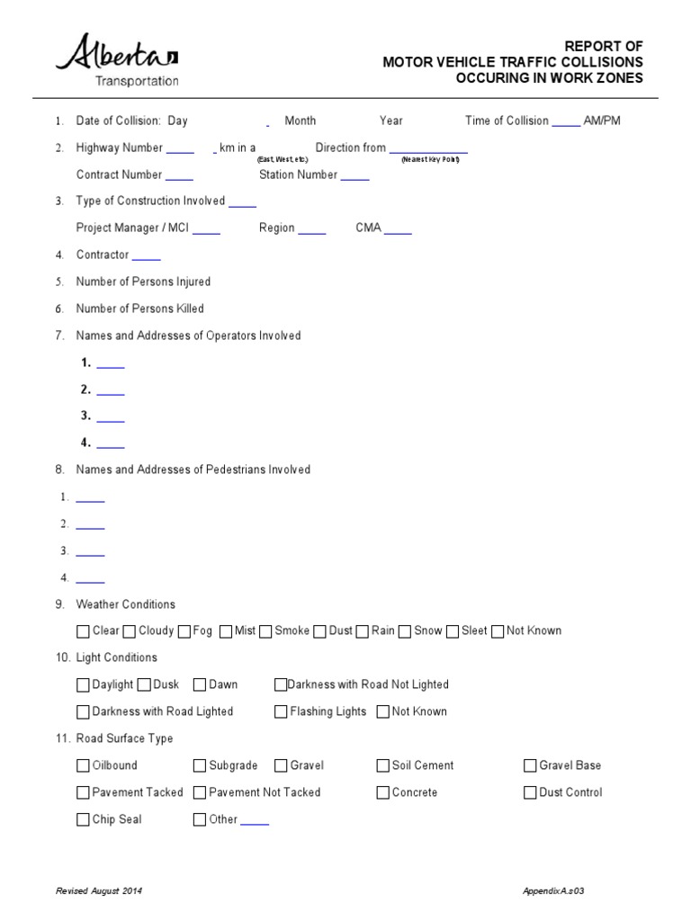 Work Zone Crash Report | PDF | Road | Road Surface