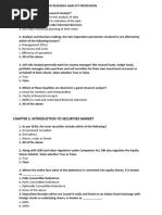 Nism Series 15 Model Paper | PDF | Stock Market | Stocks