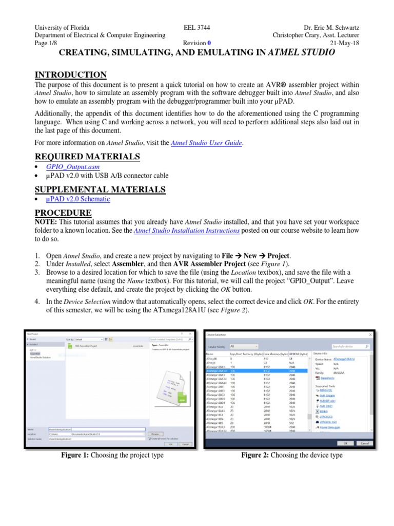 Creating, Simulating, and Emulating in Atmel Studio | PDF | Source Code ...
