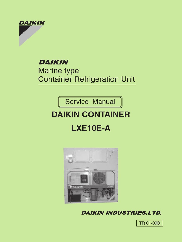 Daikin LXE10E-A - Service Manual (TR 01-09B) PDF | PDF | Manufactured ...