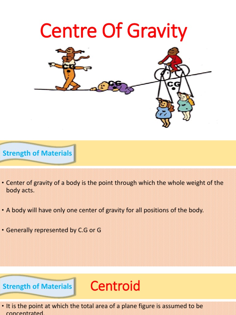 Center of Gravity PDF | PDF | Center Of Mass | Classical Geometry