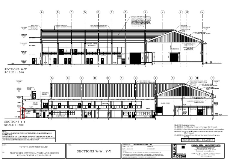 CD06.1 R9 Sections W-W & Y-Y | PDF