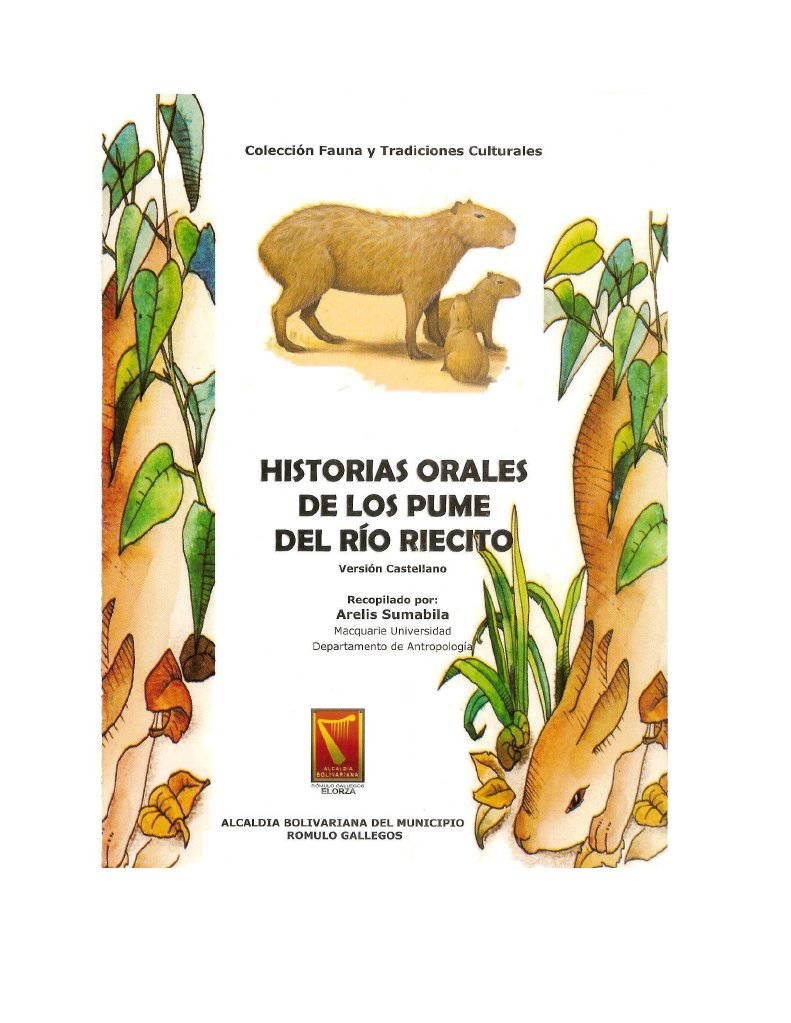 Arelis Sumabila Recopiladora Historias Orales de Los Pume | PDF
