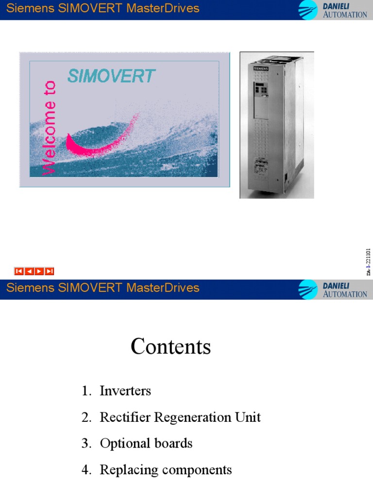 Simovert | PDF | Power Inverter | Rectifier