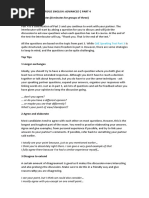 CAE Speaking Part 3 Guide | PDF | Verb | English Language