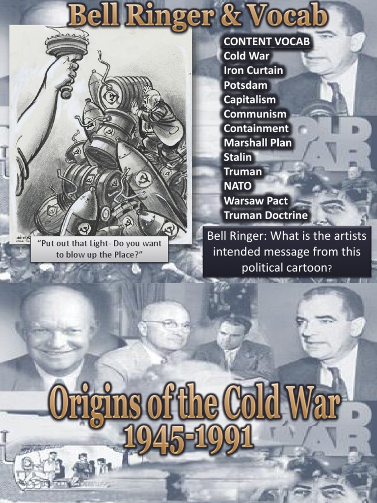 Content Vocab Cold War Iron Curtain Potsdam Capitalism Communism ...