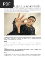 Rimas y Letras de Rap para Improvisar | PDF | Música hip-hop | Ocio
