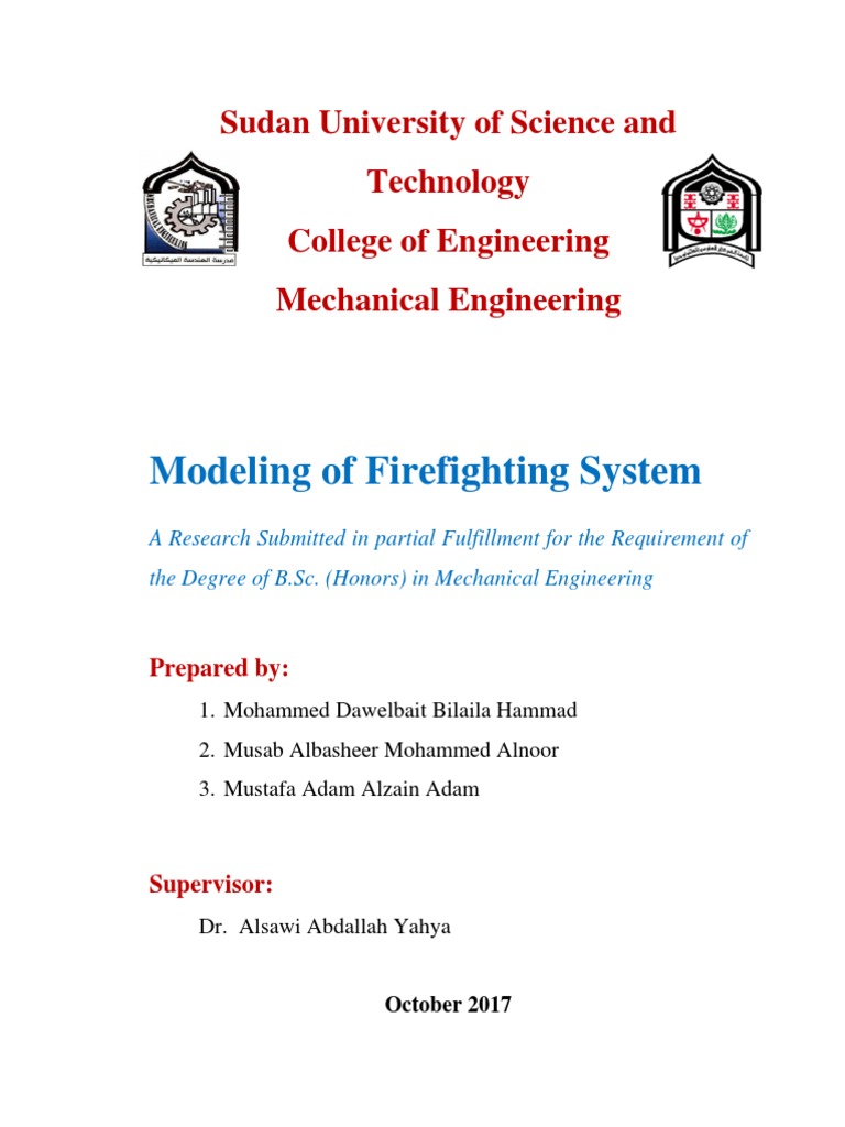 Modeling of Fire Fighting System | PDF | Fire Sprinkler System | Fires