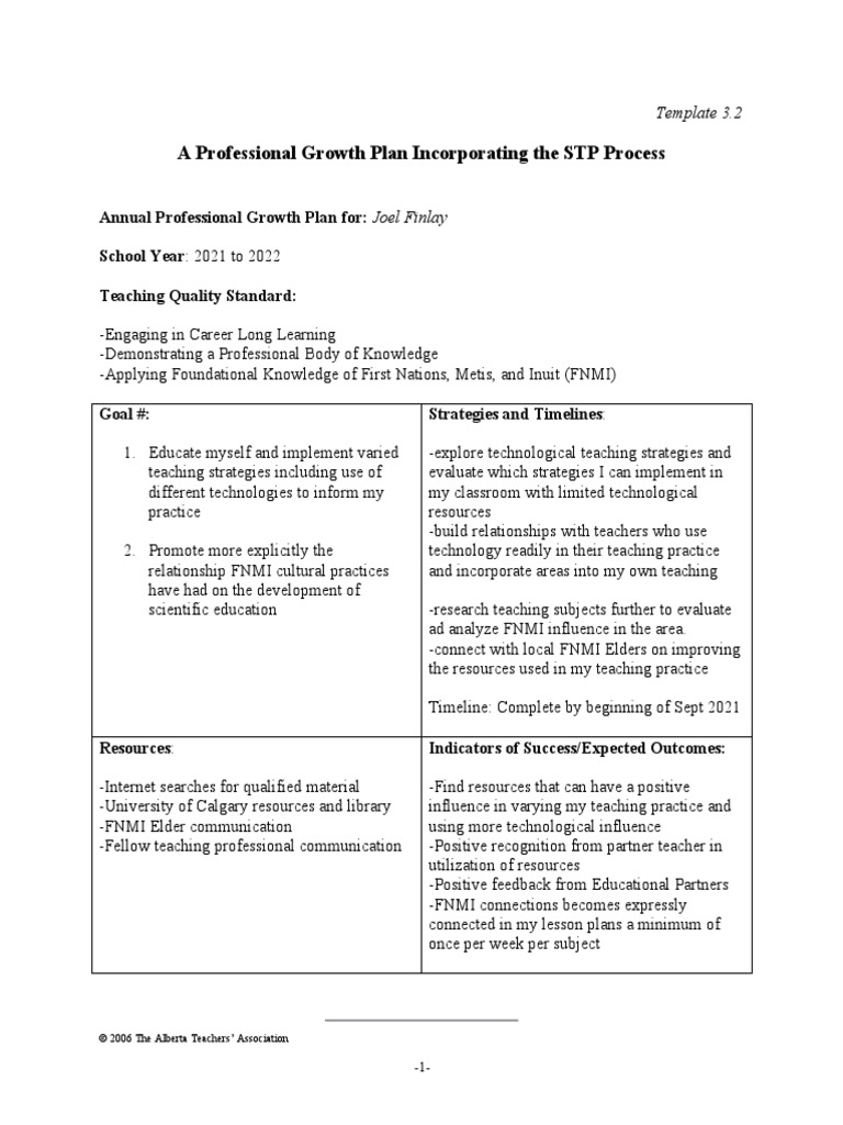 Joel Finlay TPGP | PDF | Lesson Plan | Teachers