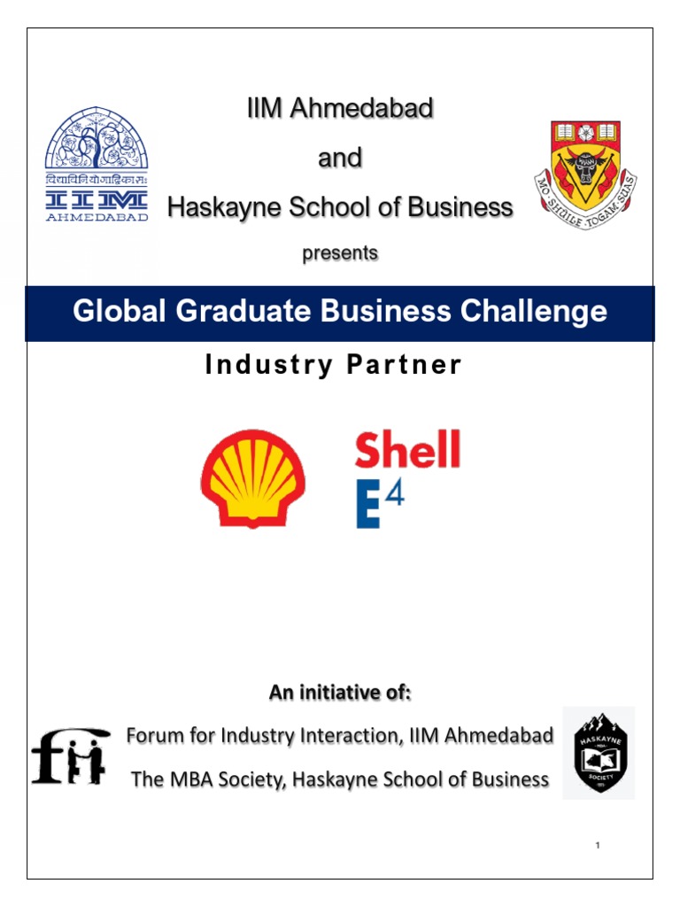 GGBC - IIMA - Shell E4 Case | PDF | Startup Company | Small Business ...