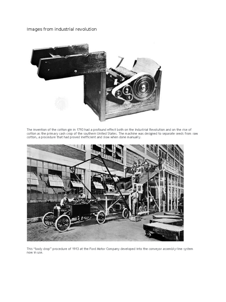Industrial Revolution Images and Innovations | PDF
