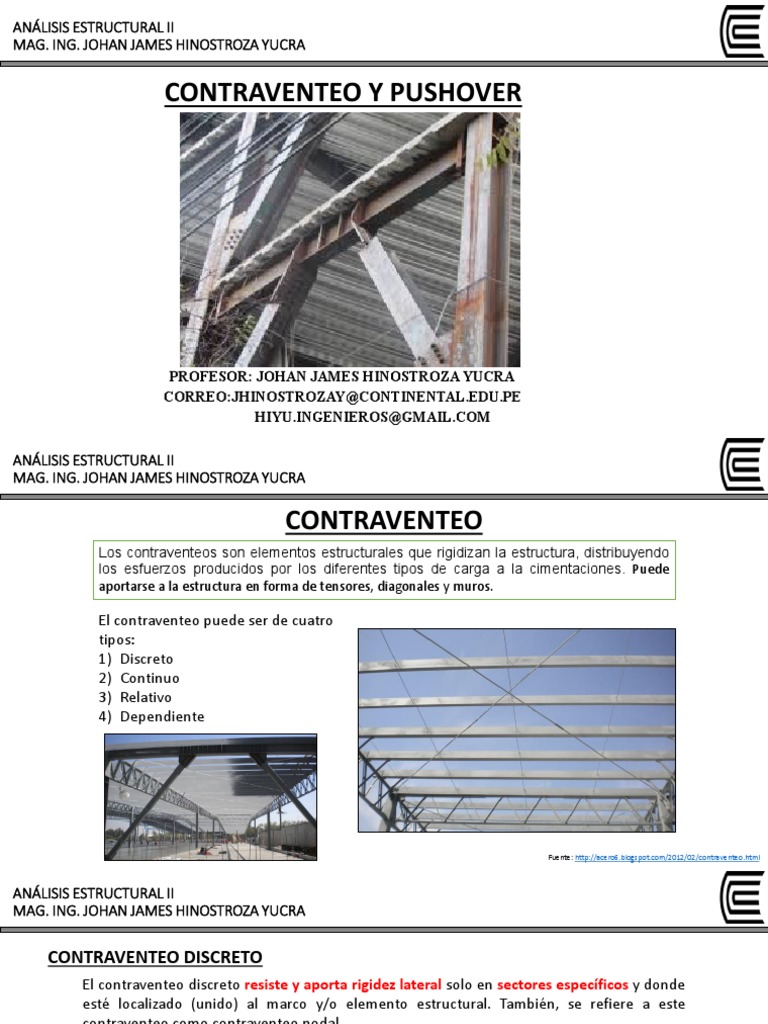 Tipos de Contraventeos Estructurales | PDF | Análisis estructural ...