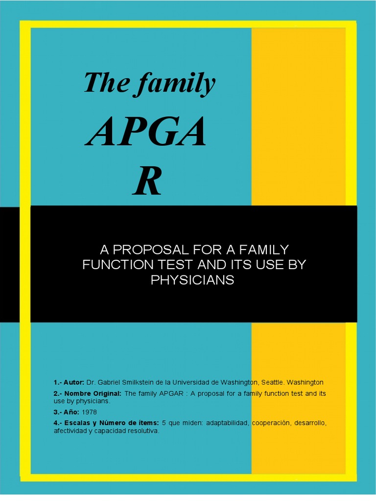 MANUAL Apgar Familiar | PDF | Validez (Estadísticas) | Las emociones