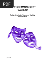 Stage Management Manual | PDF | Audition | Email