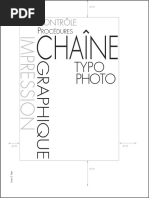 Étapes de la chaîne graphique imprimée | PDF | Impression | Graphisme