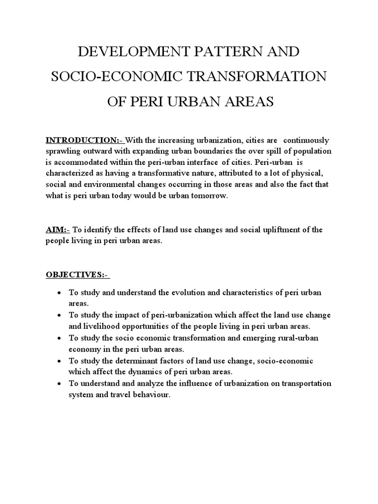 Development Pattern | PDF | Urban Sprawl | Urbanization