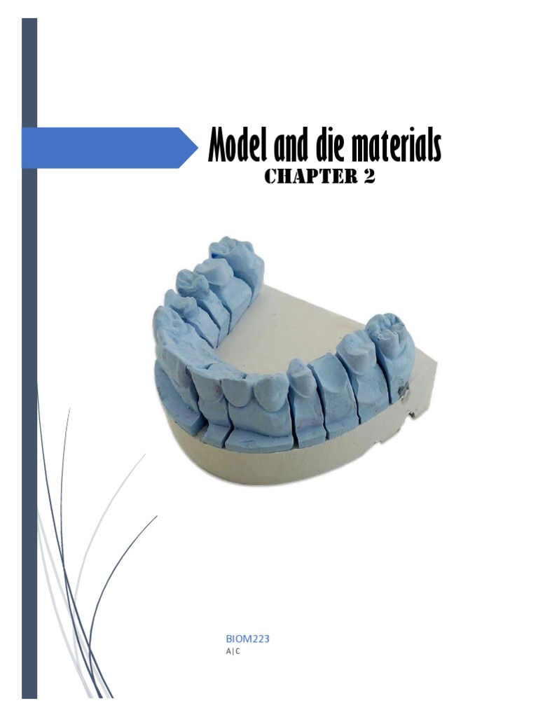 2-Model and Die Materials | PDF | Silver | Copper