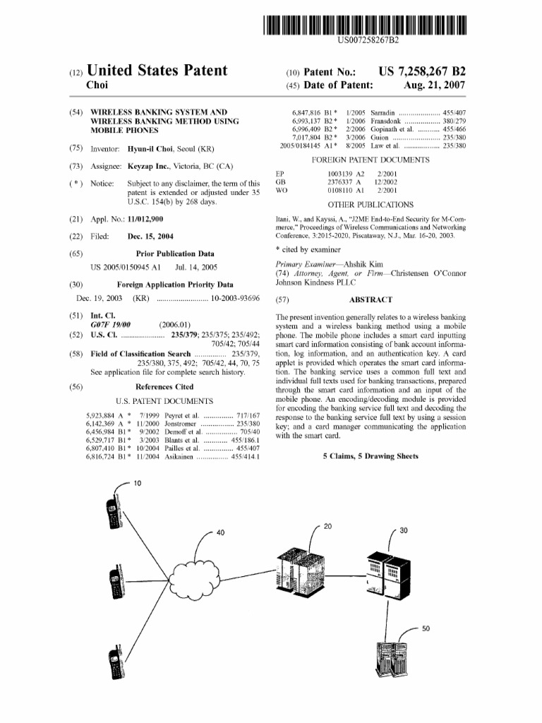 United States Patent: Choi (45) Date of Patent: Aug. 21, 2007 | PDF ...