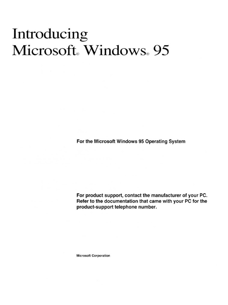Windows 95 Manual | Download Free PDF | Icon (Computing) | Computer File