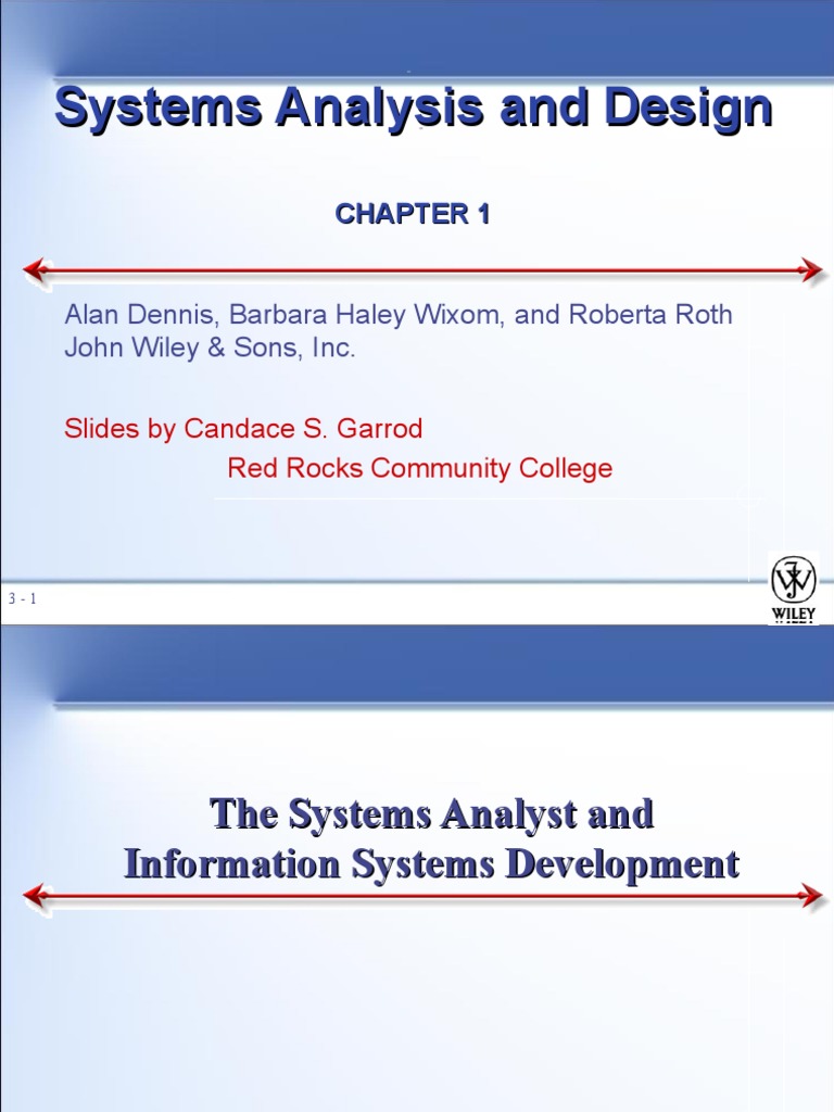 Systems Analysis and Design | PDF | Computing | Information Technology