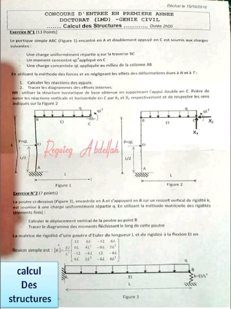 Calcul de Structure | PDF