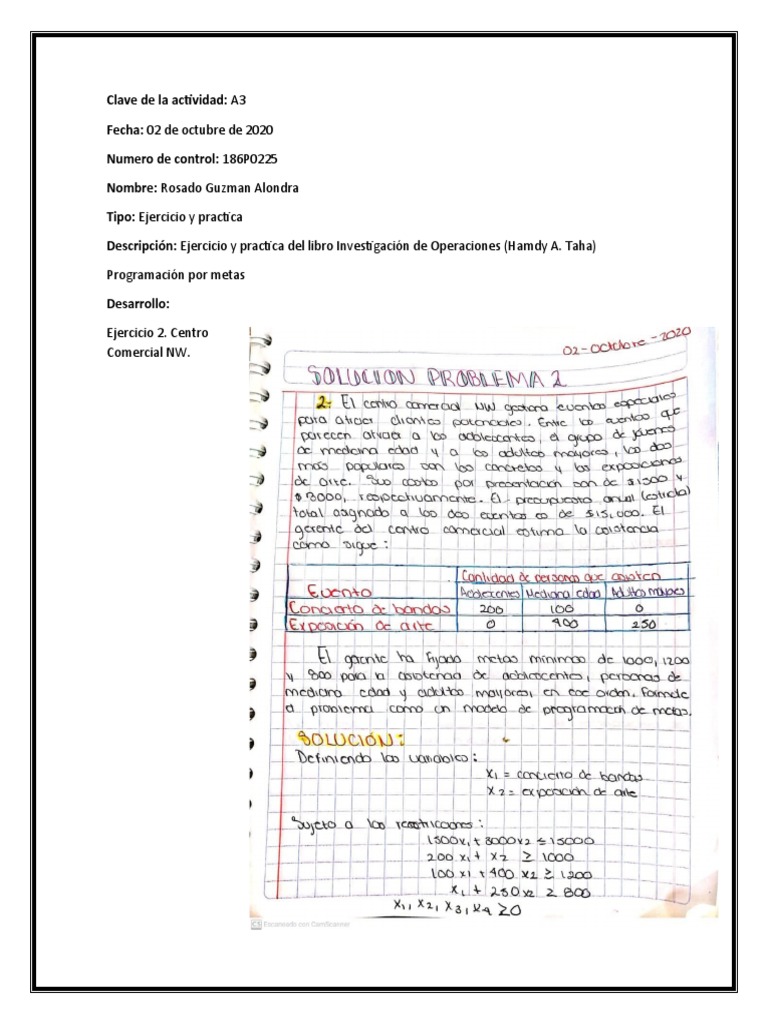 A3 Solucion Ejercicio 8.1 Problema 2 | PDF