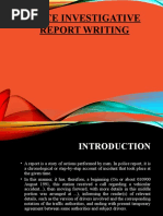 Intelligence Report Writing | PDF | Data | Understanding