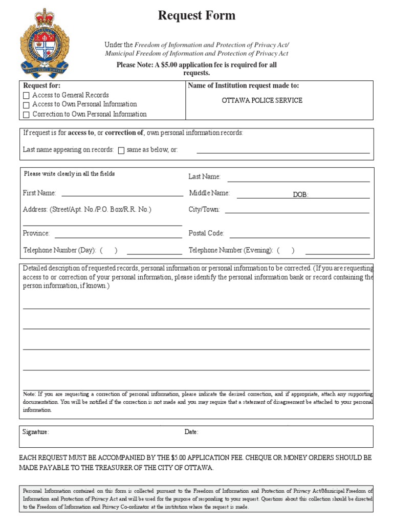 Municipal Freedom of Information and Protection of Privacy Act | PDF ...