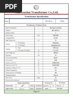 Earthing Transformer (ZNyn11) ZigZag Transformer Report Sample | PDF ...