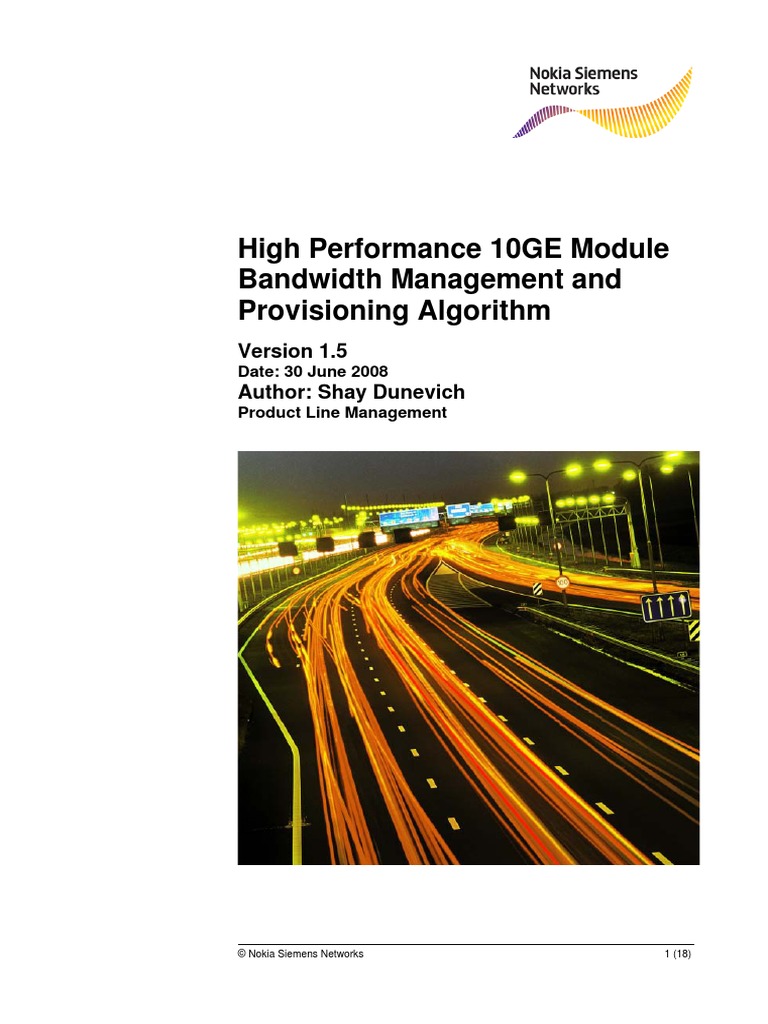 High Performance 10GE - Prov Algorithm | PDF | Multiprotocol Label ...