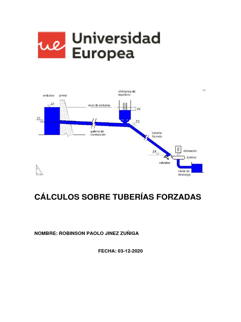 Cálculos Sobre Tuberías Forzadas | PDF | Materiales transparentes ...