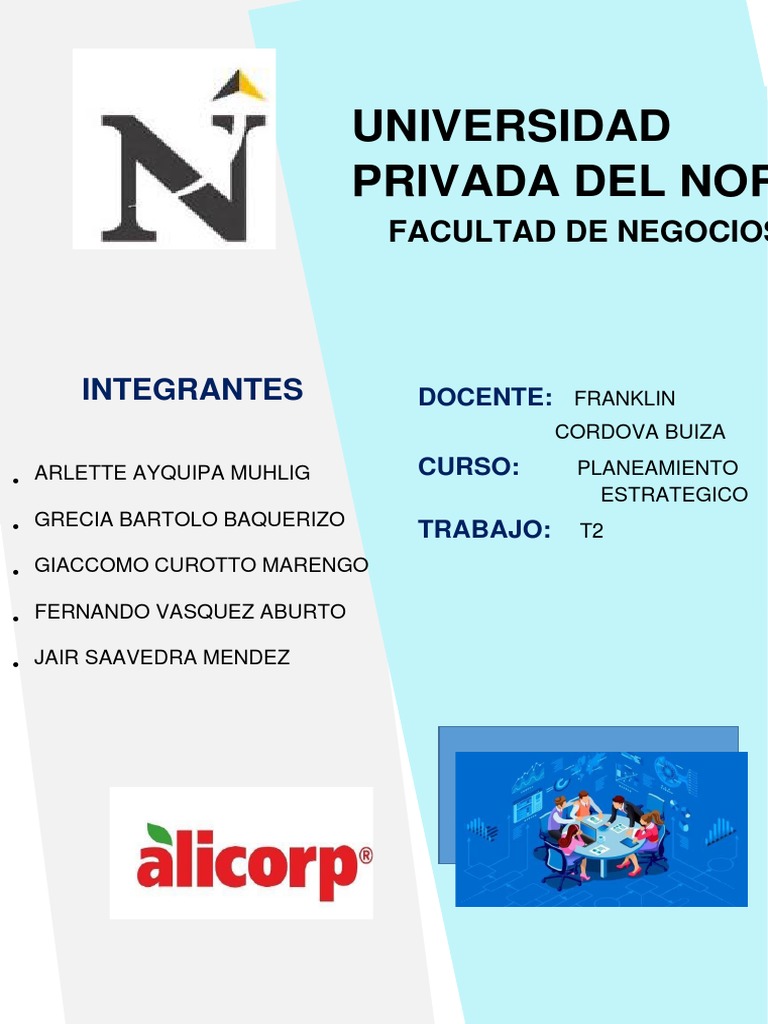 Examen Final Alicorp Planeamiento Estrategico | PDF | Marketing | Mercado (economía)