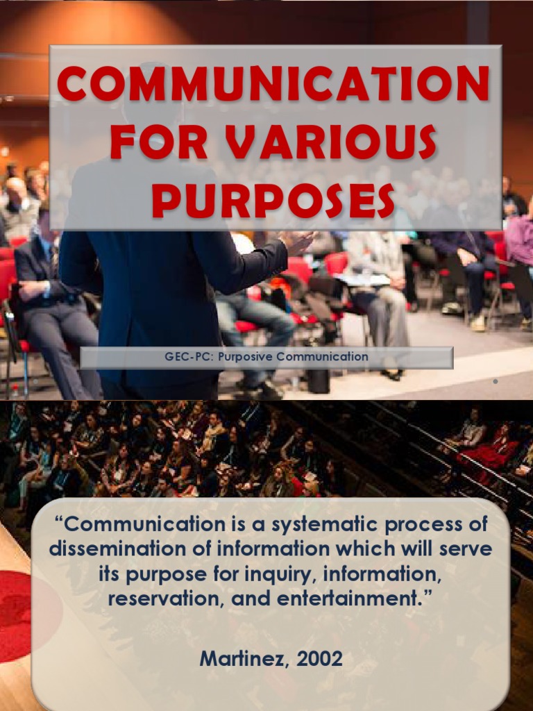 Purposive Communication Overview | PDF | Persuasion | Rhetoric