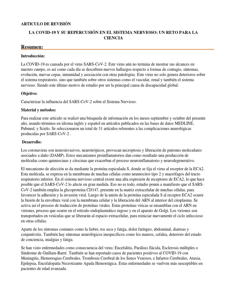 1er ARTICULO+FICHA BIBLIOGRAFICA - SANCHEZ CARDENAS WILHELM DANILO | PDF | Virus | Epidemiología