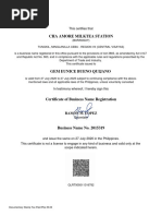 2303 Certificate of Registration | PDF | Taxes | Income Tax