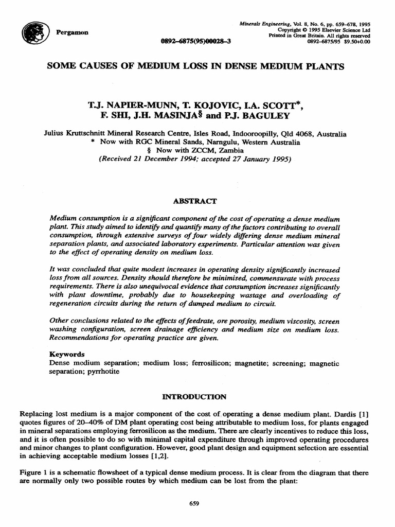 Review DMS Plant | PDF | Iron Ore | X Ray Crystallography