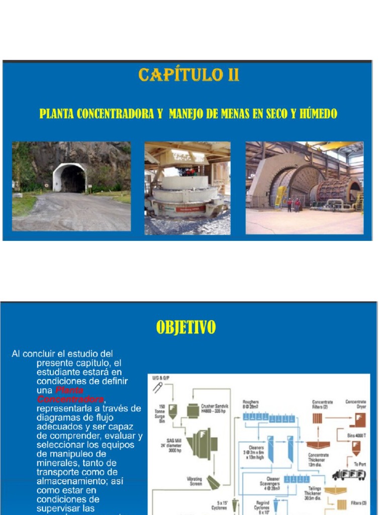 Tema 1 Planta Concentradora | PDF