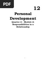 Personal Development 2nd Quarter Module 1 | PDF | Love | Friendship