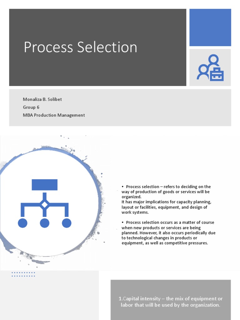 Process Selection | PDF | Operations Management | Science