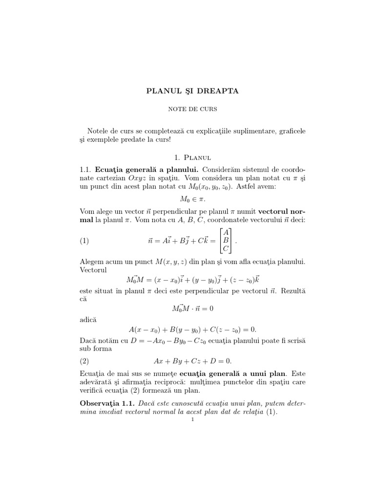 Plan Si Dreapta | PDF