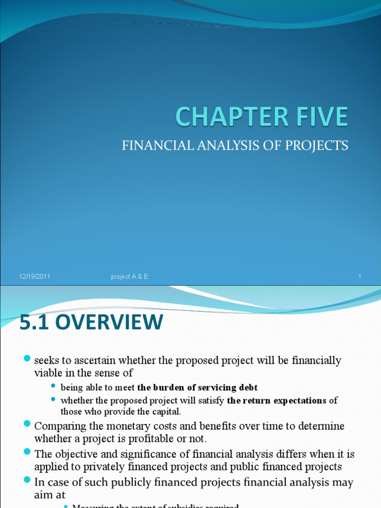 Financial Viability in Project Analysis | PDF | Net Present Value | Debt