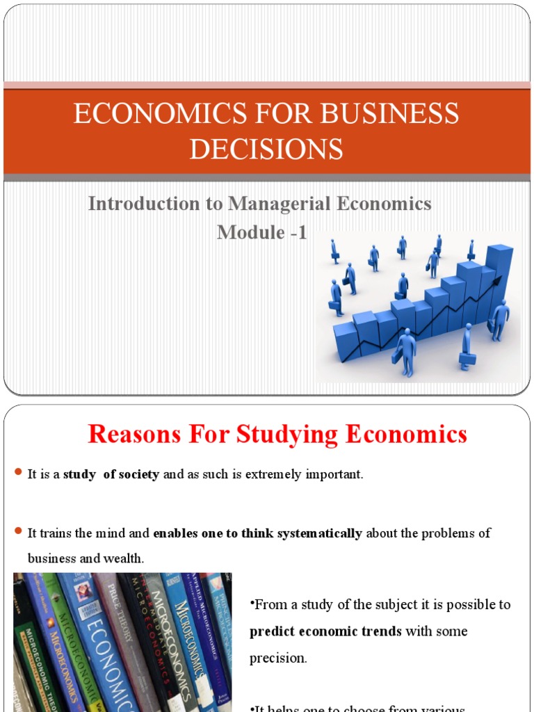 Economics For Business Decisions: Introduction To Managerial Economics ...