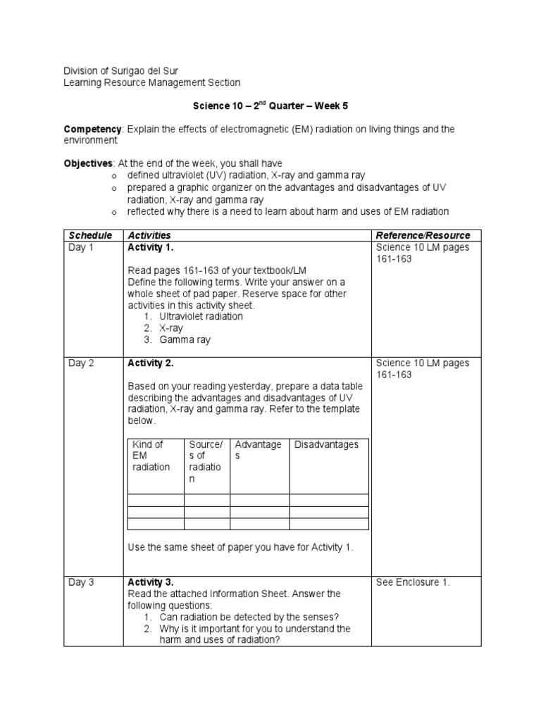 Effects of EM Radiation on Life | PDF | Electromagnetic Spectrum ...