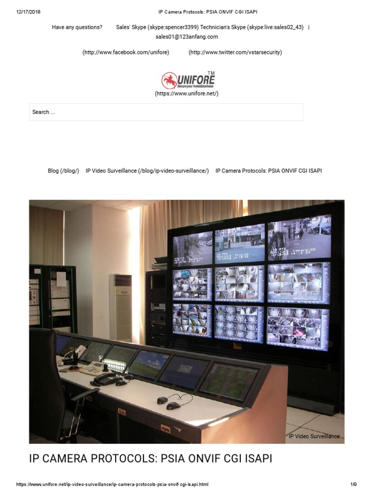IP Camera Protocols - PSIA Vs ONVIF | PDF | Soap | Information Age