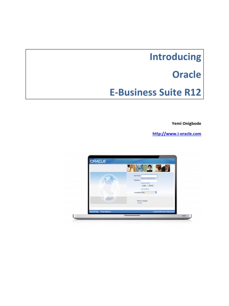 Introducing Oracle E-Business Suite R12 | PDF